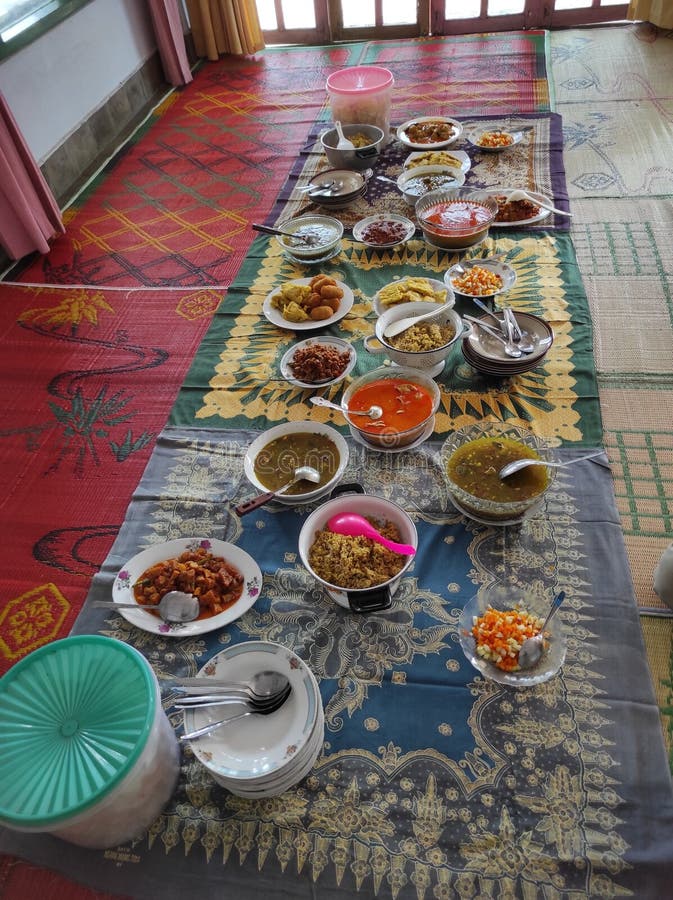 Javanese Cuisine Served in Various Menus Stock Photo - Image of served ...