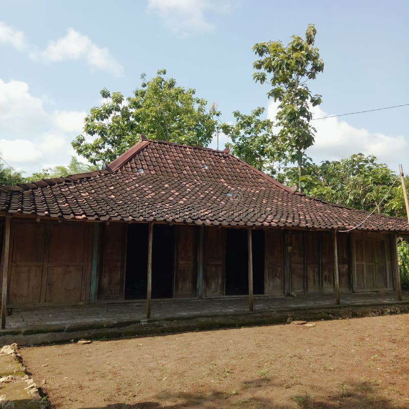Javanese House in Pracimantoro, Central Java, Indonesia Stock Image ...