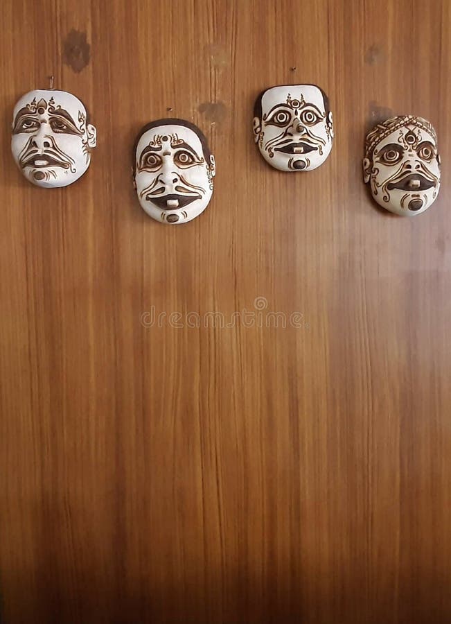 The Javanese Masks stock image. Image of javanese, carving - 269650757