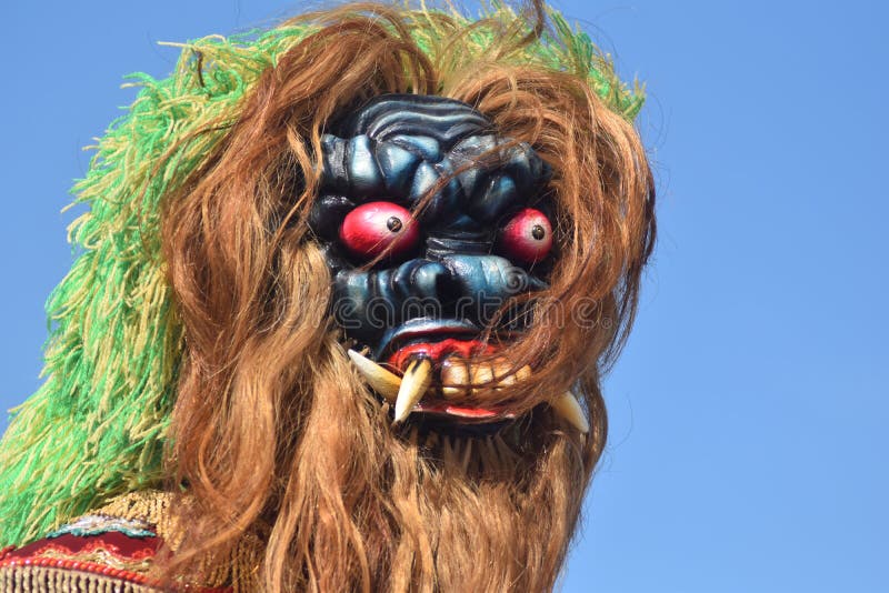 Javanese Myth Mask stock photo. Image of personality - 121823174