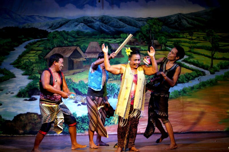 Javanese opera editorial stock image. Image of house - 63663114