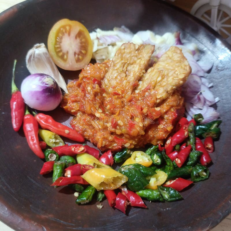 Javanese sauce hot chili stock photo. Image of fruit - 267185950