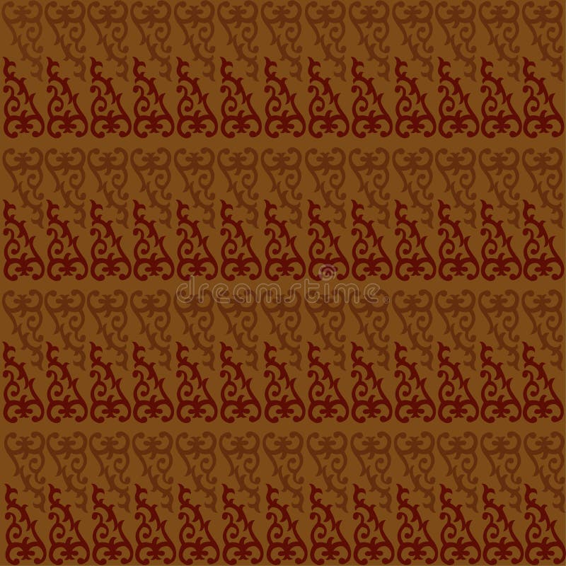 Batik Javanesse Seamless Pattern Illustration Vector. Stock Vector ...