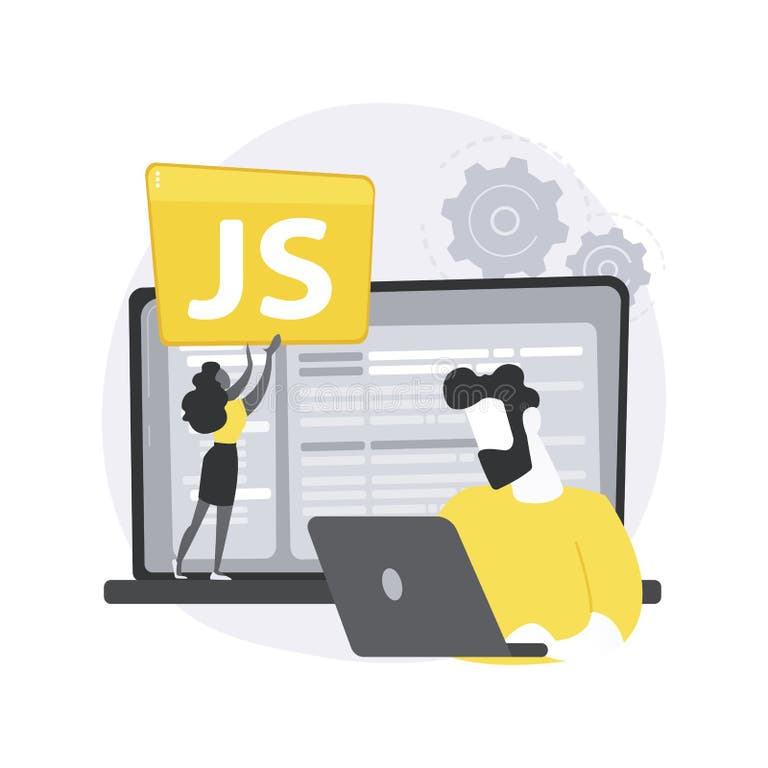 JavaScript Abstract Concept Vector Illustration. Stock Vector ...