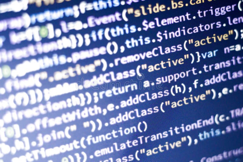 Javascript Code Computer Programming Source Code Abstract Screen Of Web Developer Digital
