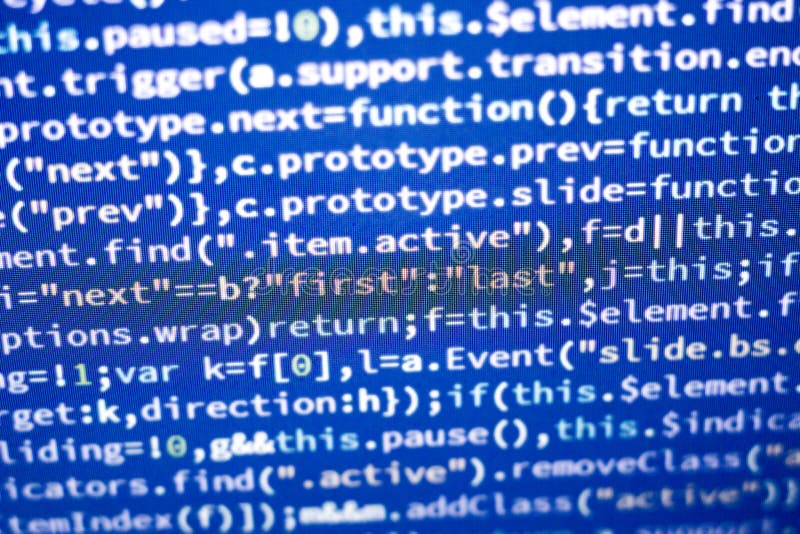 Javascript Code Computer Programming Source Code Abstract Screen Of 9847