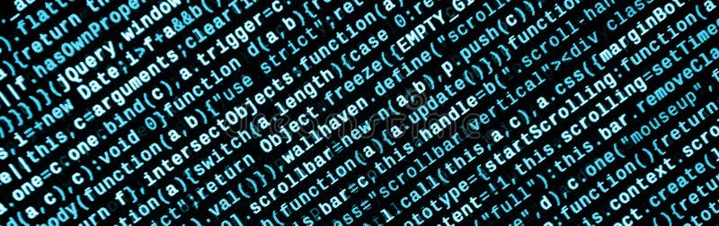 JavaScript Code in Text Editor. Coding Cyberspace Concept. Screen of ... JavaScript Code in Text Editor. Coding Cyberspace Concept. Screen of ...