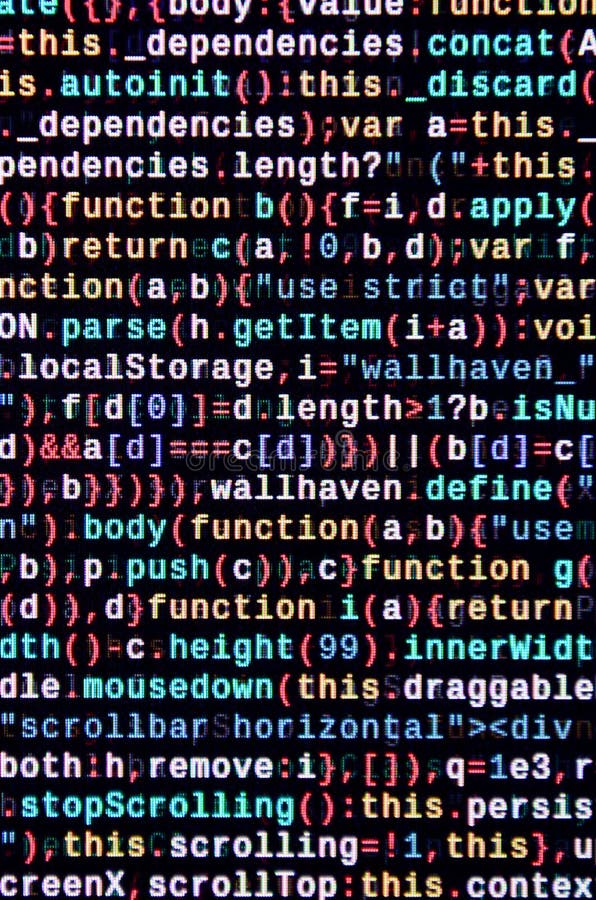 JavaScript Code in Text Editor. Coding Cyberspace Concept. Screen of ... JavaScript Code in Text Editor. Coding Cyberspace Concept. Screen of ...