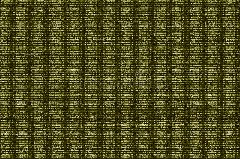 Javascript Code In Text Editor Coding Cyberspace Concept Screen Of Web Developing Code Stock