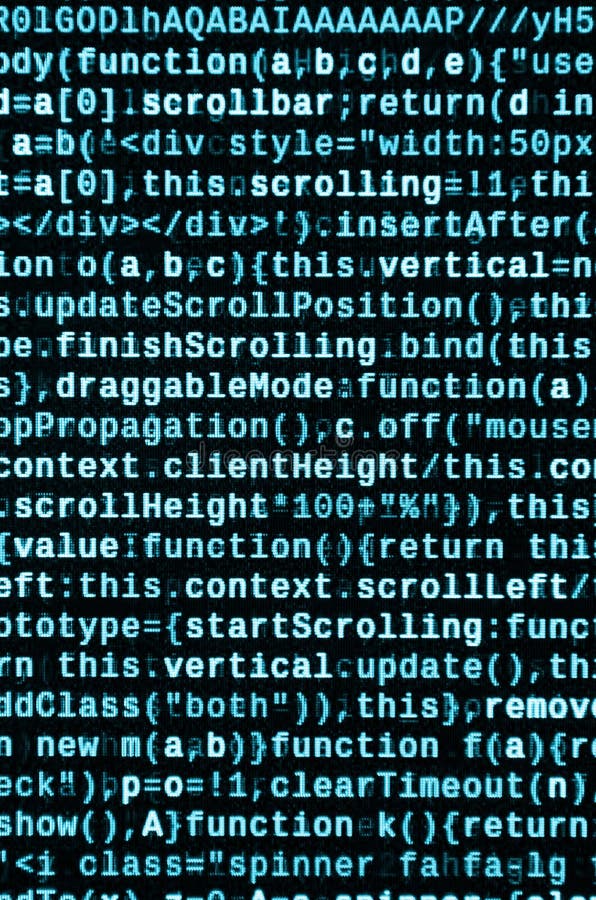 JavaScript Code in Text Editor. Coding Cyberspace Concept. Screen of ... JavaScript Code in Text Editor. Coding Cyberspace Concept. Screen of ...