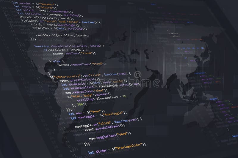 Web Programming Language Banner Stock Photo - Image of language, computer: 220175988