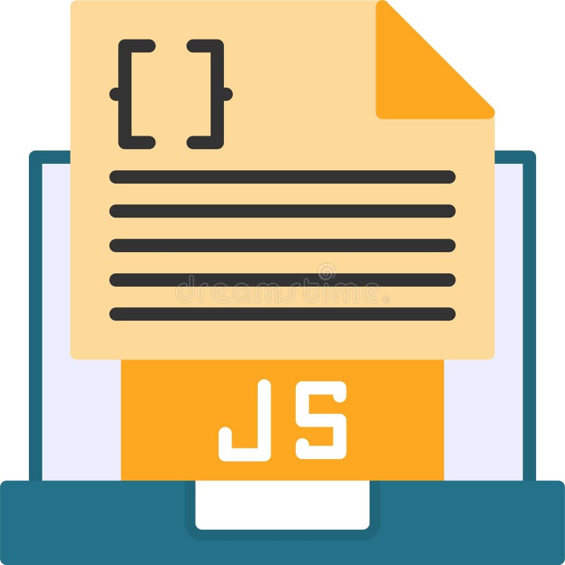 Javascript File Vector Icon Design Stock Illustration Illustration Of Javascript Programming