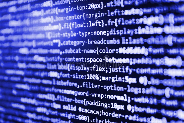 Javascript Functions, Variables, Objects. Stock Image - Image of ...