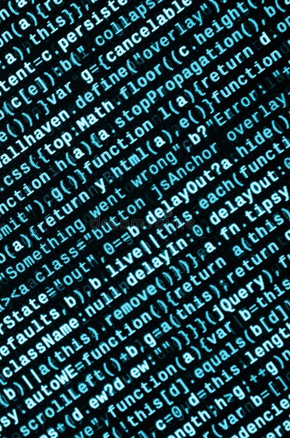 Javascript Functions, Variables, Objects. Monitor Closeup of Function ...