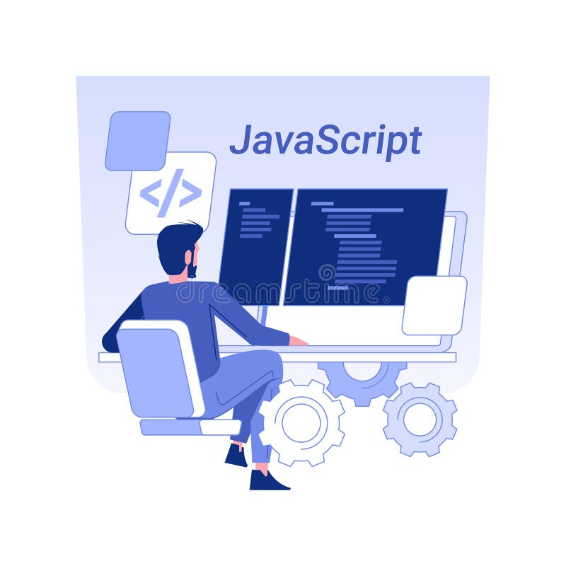 Javascript Isolated Concept Vector Illustration. Stock Vector ... Javascript Isolated Concept Vector Illustration. Stock Vector ...