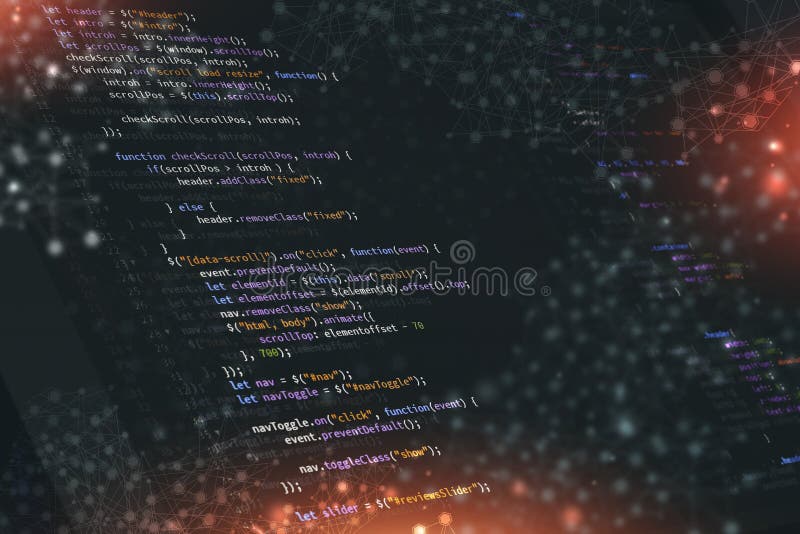 Web Programming Language Banner Stock Photo - Image of language ...