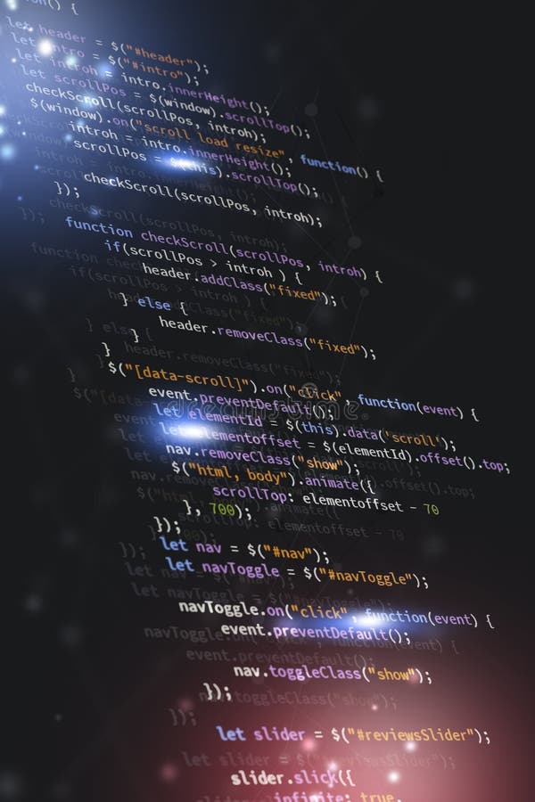 Javascript Html Front End Code Computer Programming Source Code Stock Illustrations 20