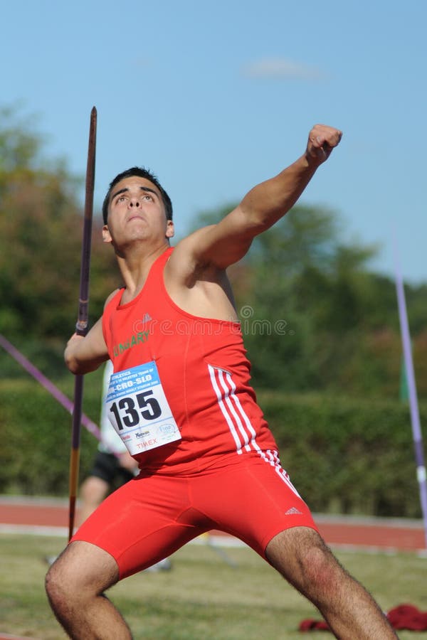 Javelin throw spain jordan editorial stock photo. Image of associations ...