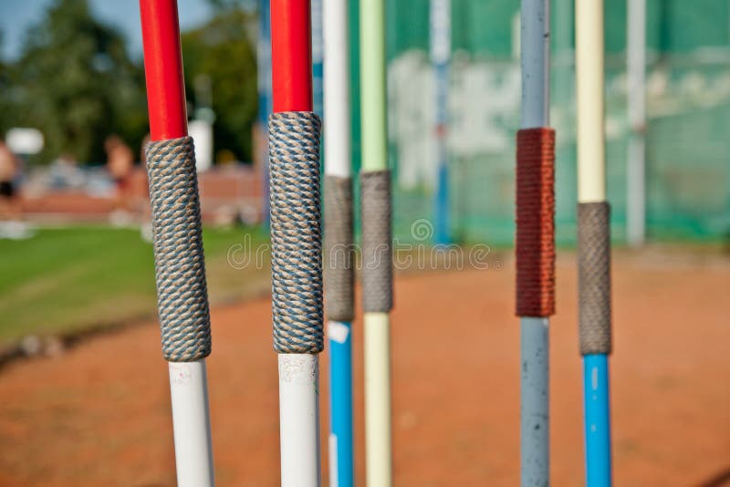 Javelins stock image. Image of athletics, javelin, long - 39040079