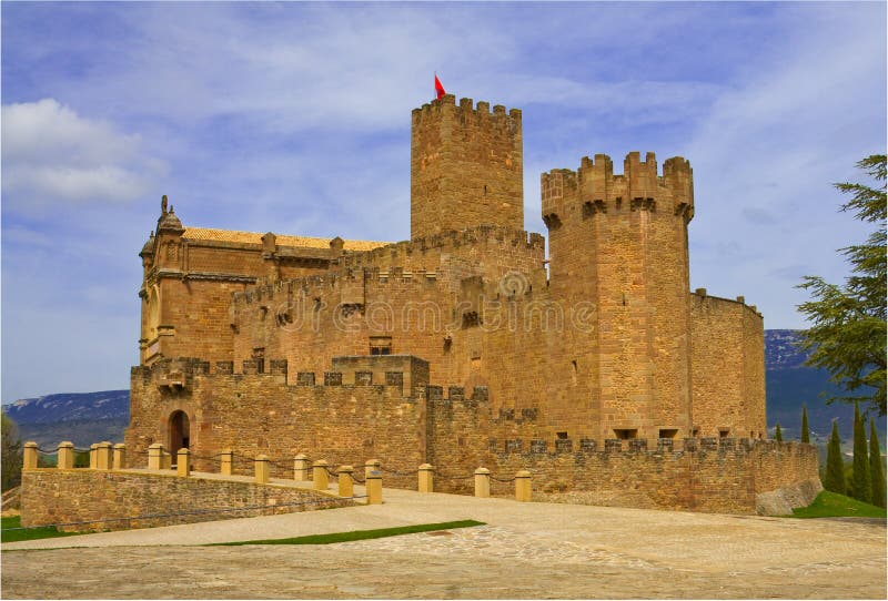 Javier Castle, Tenth Century, Navarra Stock Photo - Image: 19663360