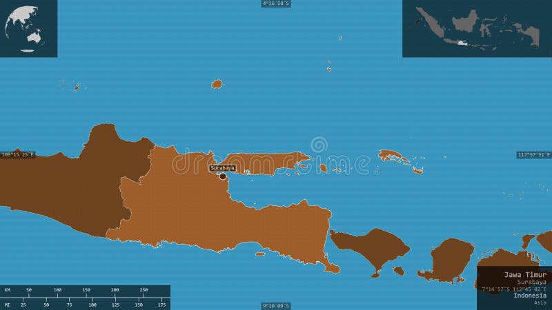 Jawa Timur, Indonesia - Composition. Pattern Stock Illustration ...