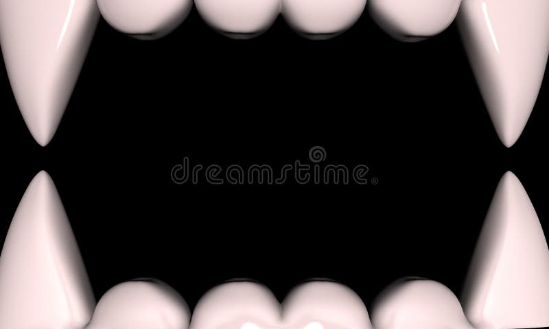 Jaws of the vampire stock illustration. Illustration of jaws - 7468390