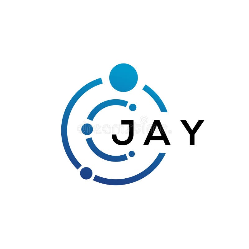 JAY Letter Technology Logo Design on White Background. JAY Creative ...