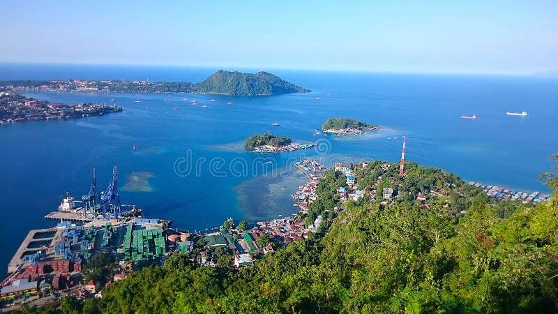Jayapura City in the Morning Stock Image - Image of town, papua: 119113859