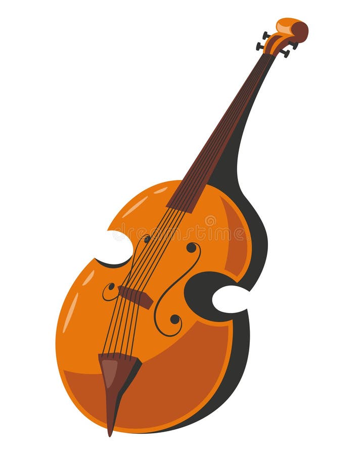 Jazz cello instrument stock vector. Illustration of musical - 310796738