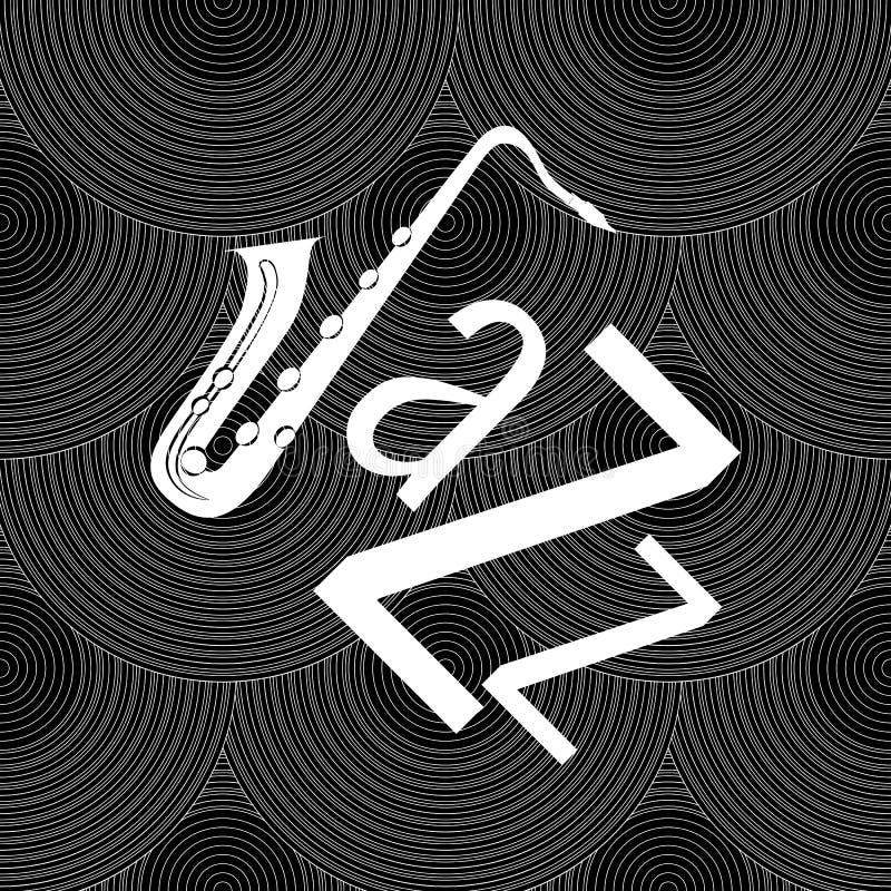 Jazz Concept. Vinyl Record and Word Jazz. Letter J - Saxophone ...