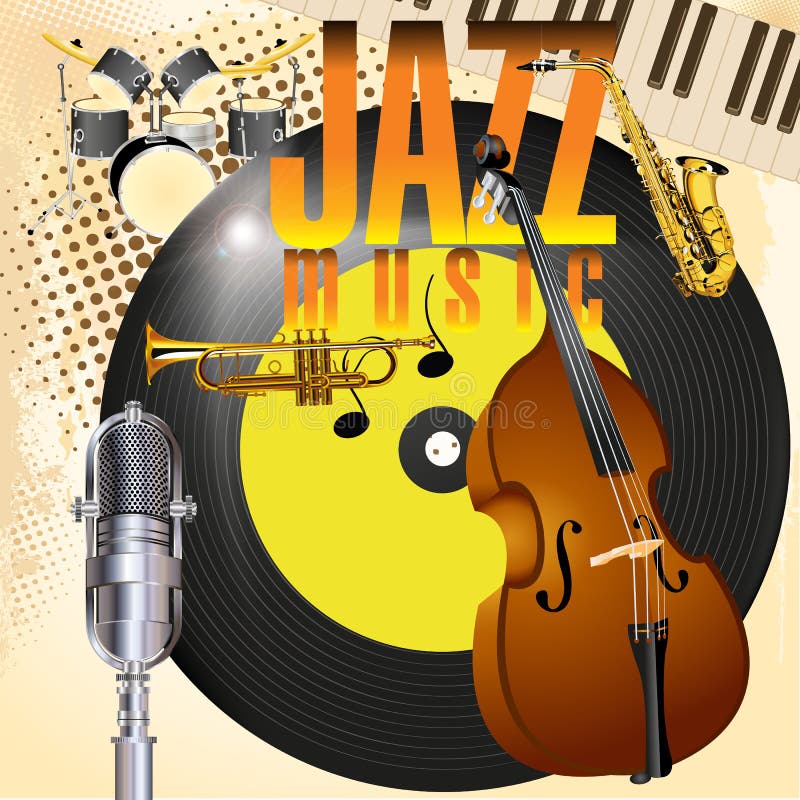 Hand Drawn Illustration with Jam Session Text Stock Image - Image of ...