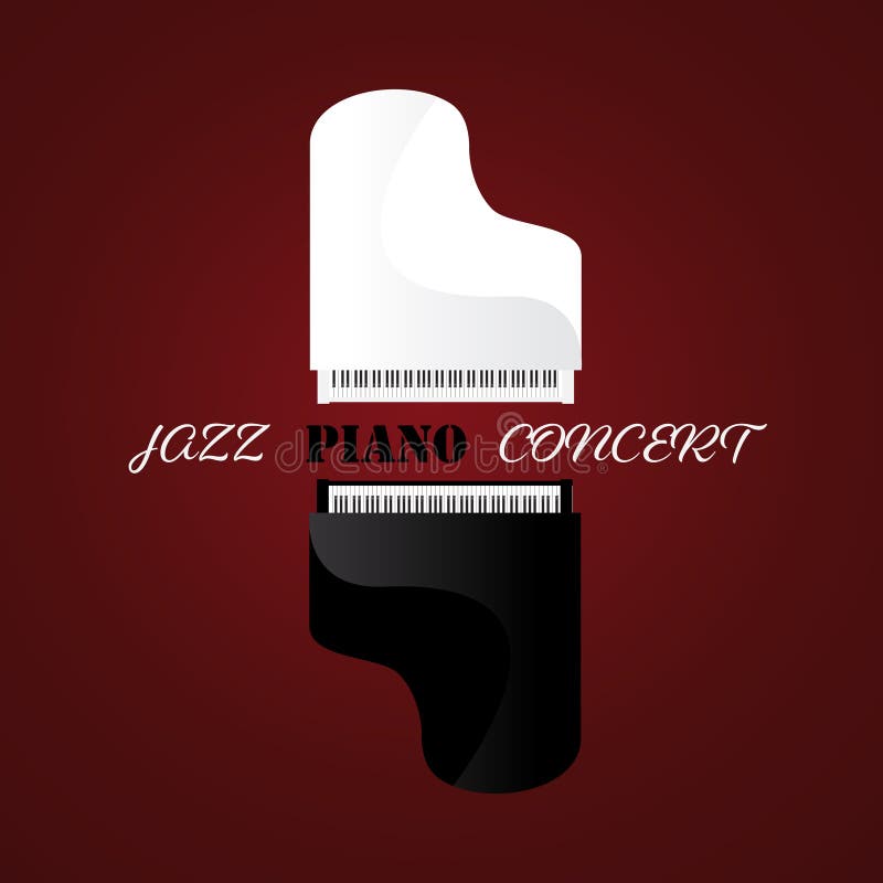 Jazz Piano Composition. Vector Illustration. the Concept of Creating a ...