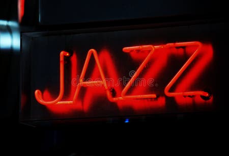 Jazz sign stock photo. Image of neon, york, style, orleans - 8833460