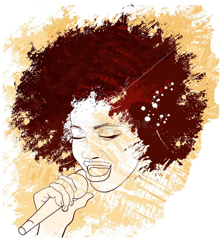 Female Jazz Singer Stock Illustrations – 1,533 Female Jazz Singer Stock ...