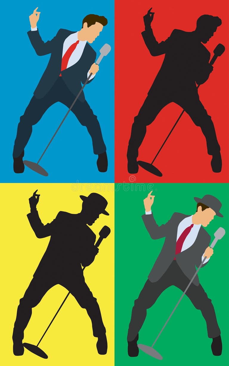 Male Big Band Singer Stock Illustrations – 24 Male Big Band Singer ...