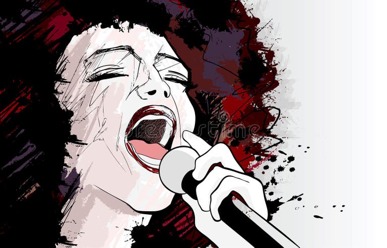Singer Face Stock Illustrations – 3,325 Singer Face Stock Illustrations ...