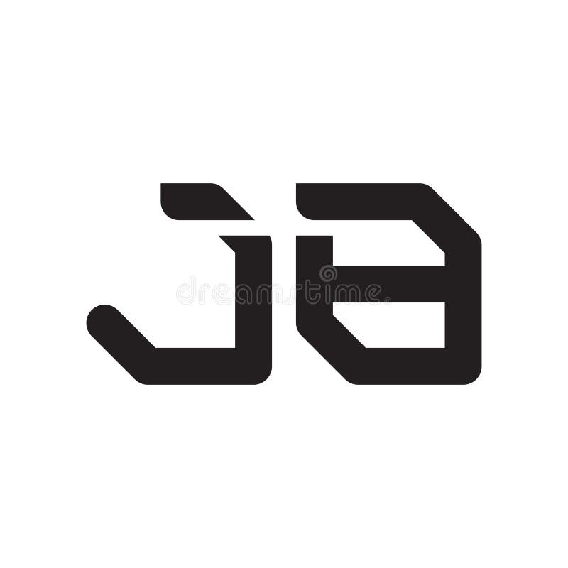 Jb Initial Letter Vector Logo Icon Stock Vector - Illustration of clean ...