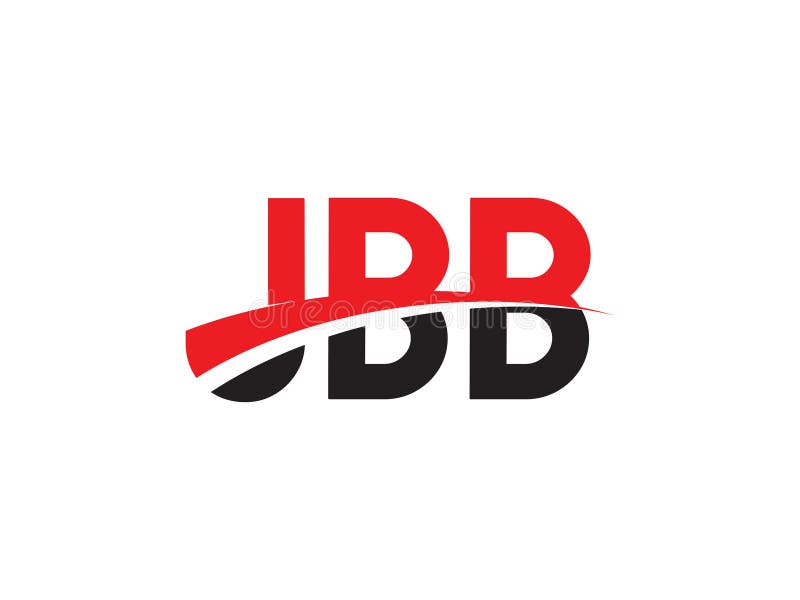 JBB Letter Initial Logo Design Vector Illustration Stock Vector ...