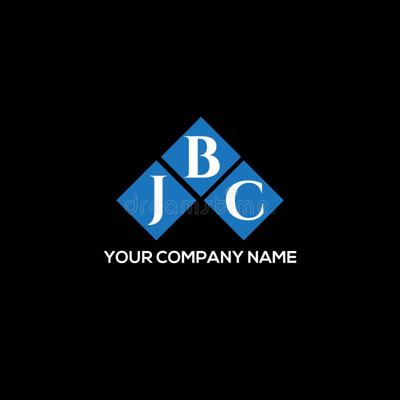 JBC Letter Logo Design on BLACK Background. JBC Creative Initials ...