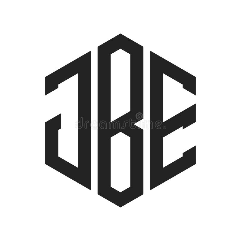 JBE Logo Design. Initial Letter JBE Monogram Logo Using Hexagon Shape ...