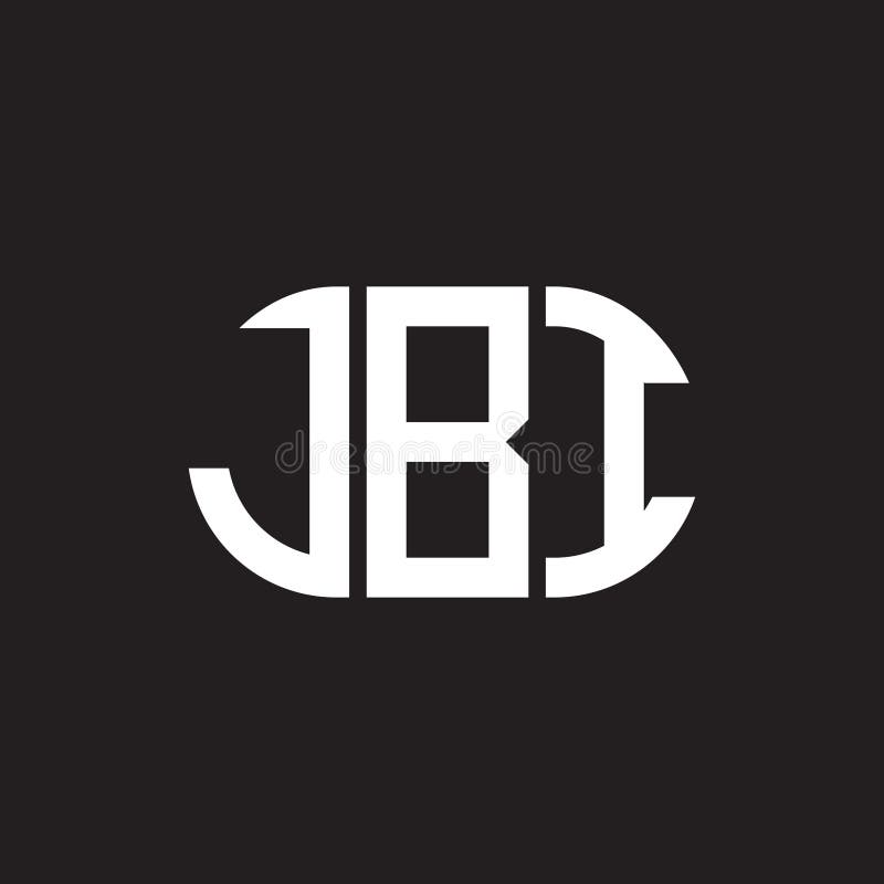JBI Letter Logo Design on Black Background. JBI Creative Initials ...