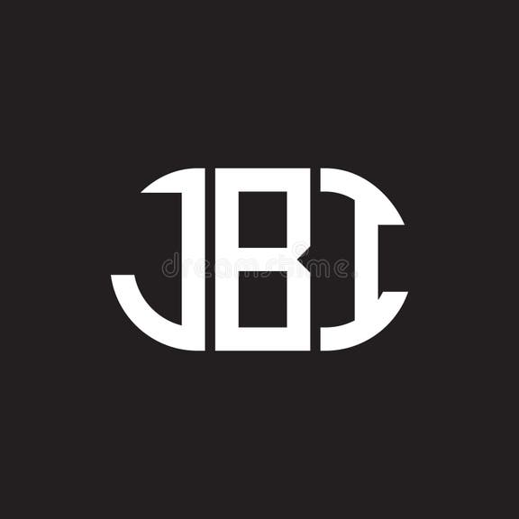 JBI Letter Logo Design on Black Background. JBI Creative Initials ...