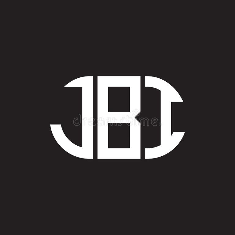 JBI Letter Logo Design on Black Background. JBI Creative Initials ...