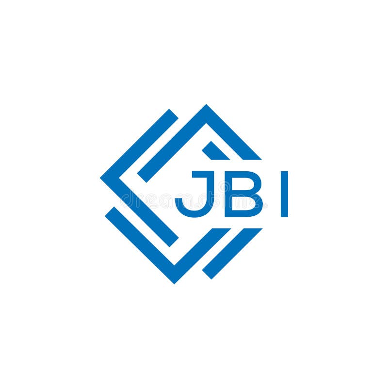 JBI Letter Logo Design on White Background. JBI Creative Circle Letter ...