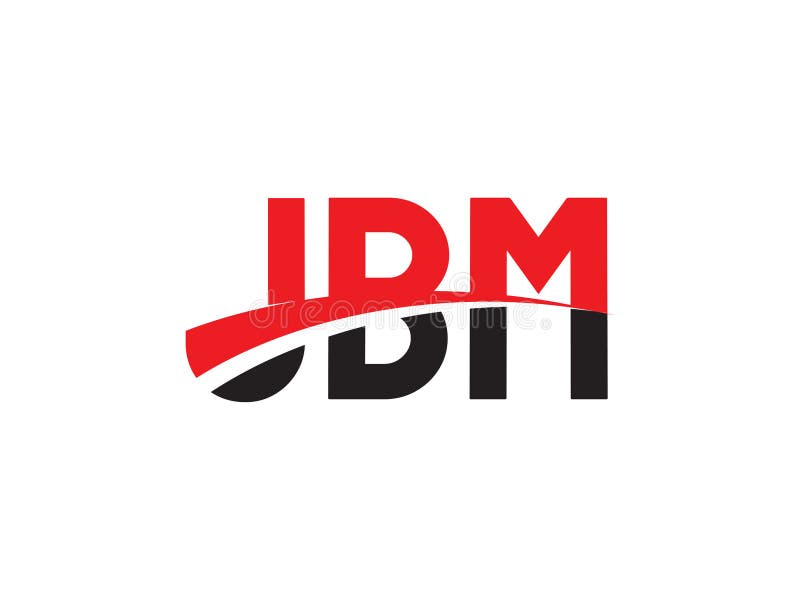 JBM Letter Initial Logo Design Vector Illustration Stock Vector ...
