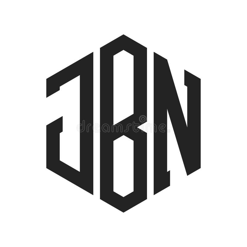 JBN Logo Design. Initial Letter JBN Monogram Logo Using Hexagon Shape ...