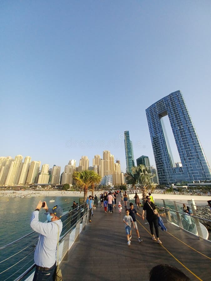 JBR beach editorial image. Image of beach, metropolis - 249586695