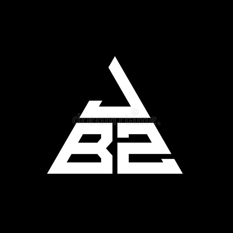 JBZ Triangle Letter Logo Design with Triangle Shape. JBZ Triangle Logo ...