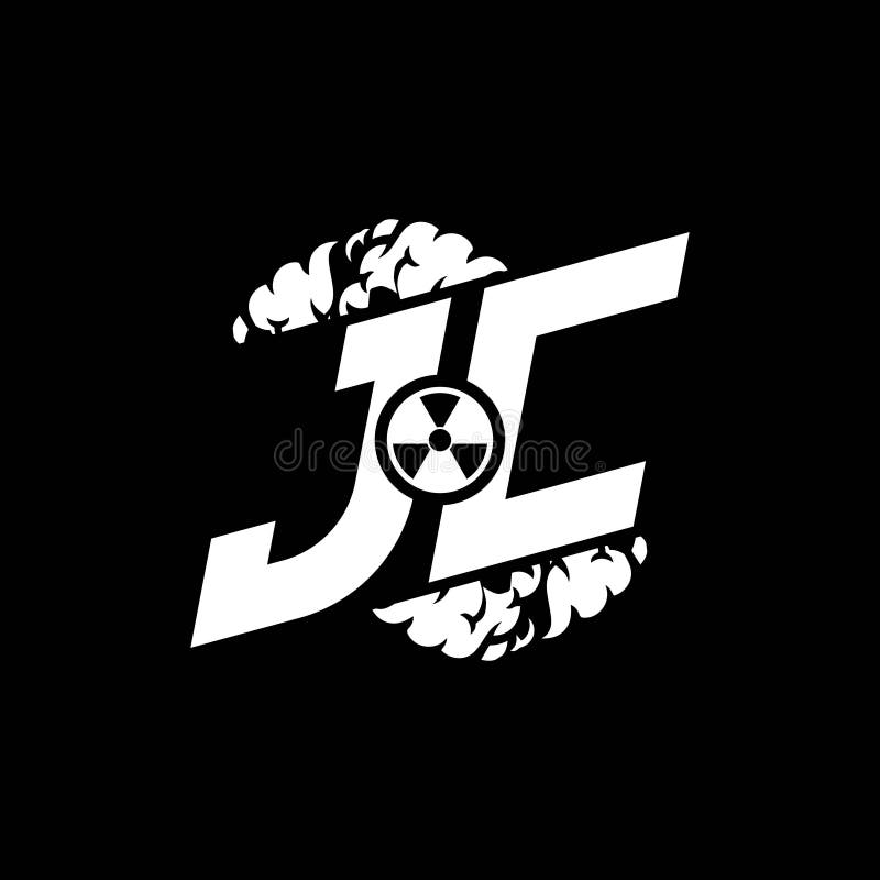 JC Monogram Shape Smoke Style Stock Vector - Illustration of badge ...