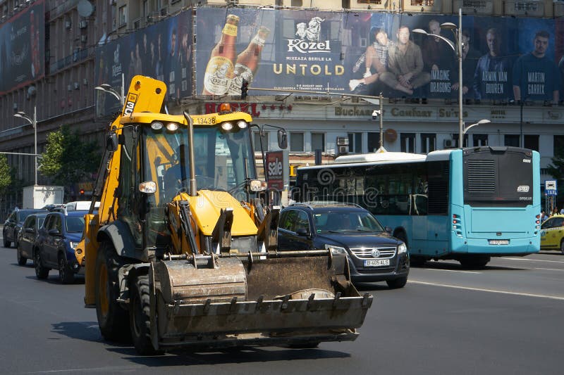 JCB 3CX Backhoe Loaders editorial photography. Image of digger - 289089662
